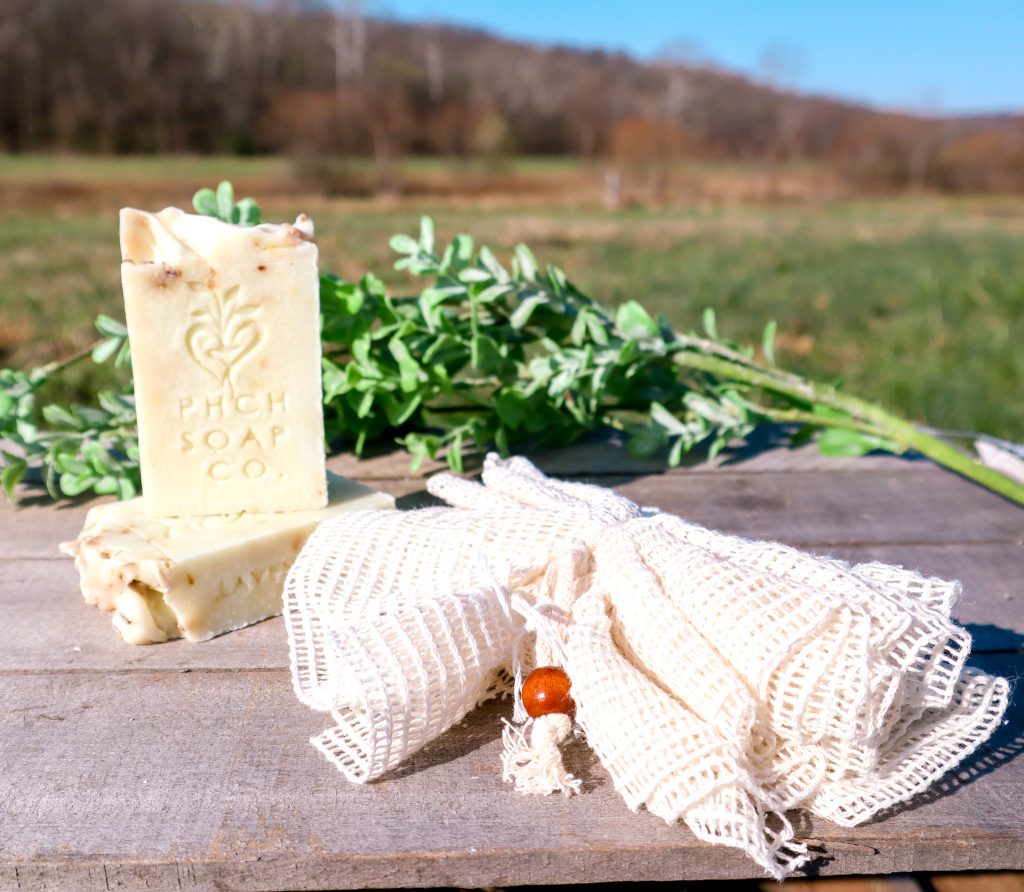 Exfoliating loofa - Pure Hearts & Clean Hands